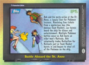 Check the actual price of your Battle Aboard the St. Anne Topps Pokemon ...